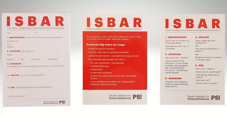 ISBAR - Dansk Selskab for Patientsikkerhed
